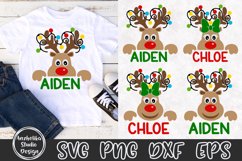 Christmas SVG Bundle | Red Nosed Reindeer PNG | Winter Decor