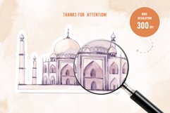 Landmarks of the world. Watercolor clipart (1966062) | Illustrations ...