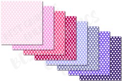 100 Polka Dots Digital Papers Scrapbooking Paper, Dots Paper