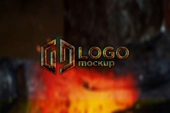 Hot Iron Logo Mockup Template (3442263)