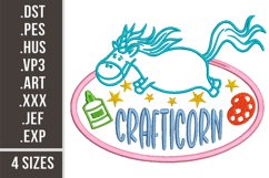 Crafticorn | Embroidery design