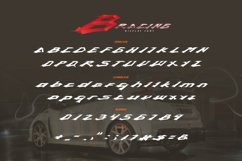 B RACING | sport font (893592) | Display | Font Bundles