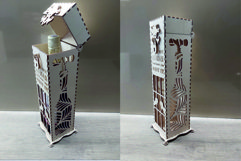 Jailed Wine Box, 3mm Box, Wine Box Digital File (1869592) | Laser ...