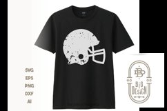 Distressed Football Helmet SVG - Football Svg (372639) | SVGs | Design ...