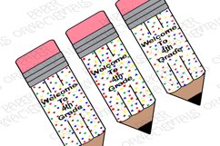 Pudgy Pencils 4th Grade Pattern Printable Bookmark Set