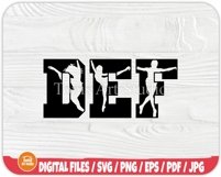 Dance Alphabet SVG | Monogram Letters Svg | Dancer (2351399)