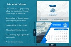 Blue Calendar - 2023 Template|Canva Calendar