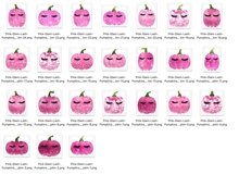 Glam Pink Pumpkin Clipart: "Glitter Pumpkins CLIPART"
