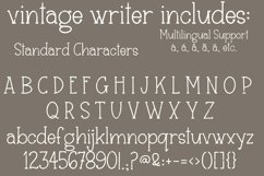 Vintage Writer, Distressed Typewriter font