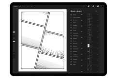 100 Procreate Comic Storyboard Template Builder