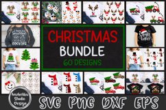 Christmas SVG Bundle | Red Nosed Reindeer PNG | Winter Decor
