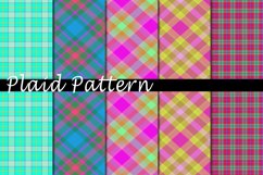 Plaid Pattern Digital Paper Bundle
