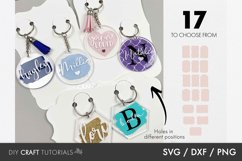 Double Keychain Display Card Svg, Packaging SVG, Keyring Tag (1210832 ...