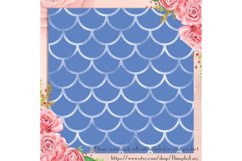 100 Seamless Foil Mermaid Scale Digital Papers 12 x 12 inch