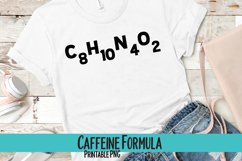 Caffeine Formula Sublimation PNG