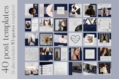 Royal Blue Instagram templates - made in Canva