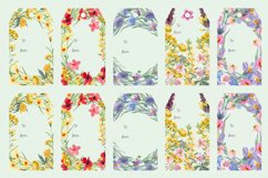 Watercolor Wildflowers Gift Tags Collection