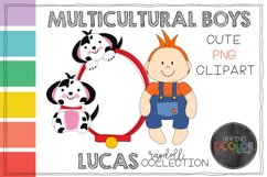 Cute Multicultural Boys PNG Clipart (2244664)