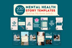 400 Mental Health - Canva Editable Templates