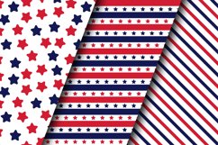 Stars & Stripes Pattern Digital Papers
