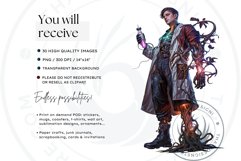 Biopunk Character Clipart Set