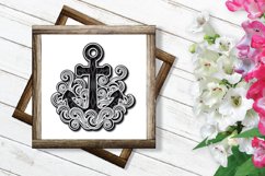 3d Anchor SVG | Layered Nautical Design | 4 Layers Cut file (566337 ...