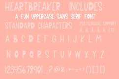 Heartbreaker A Fun Handwritten Font with Hearts