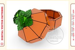 Pumpkin Halloween gift box v57 laser cut file Glowforge SVG