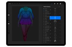 73 Dresses Procreate Brushes
