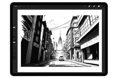 70 Procreate Japanese Streets in Anime Style