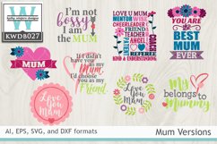 BUNDLED Mothers Cutting Files KWDB027 (252178) | Cut Files | Design Bundles