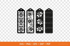 Two Layered Bookmarks with Bee SVG, Bee Papercut Template