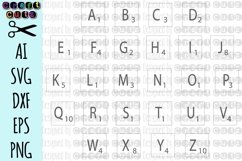 Letter Tile svg, DIY Letter Tiles, Letter Wall Stencil (392972) | SVGs ...