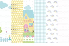 Spring scrapbook paper packs | 12 papers in 12x12 & Letter