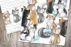 Cute Cat digital paper, Cute Kitties digital paper