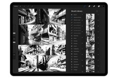70 Procreate Japanese Streets in Anime Style