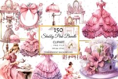 Victorian Pink Bundle - 150 clipart - All the pink you need