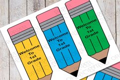 Pudgy Pencils 1st Grade Plain Printable Bookmark Set