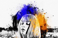 Watercolor Mixed Art Photo Effect