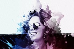 Watercolor Mixed Art Photo Effect