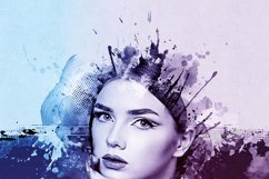 Watercolor Mixed Art Photo Effect