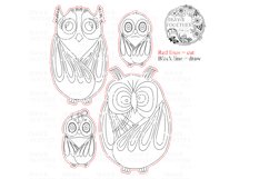 Foil Quill | Single Line Sketch | Digi Stamps Funny Owls (982689 ...