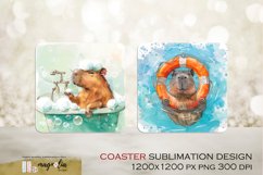CAPYBARA coaster| SQUARE COASTER