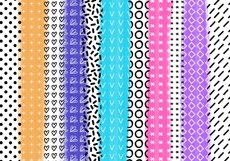 Doodled Patterns Brush Set for Procreate - 34 Brushes