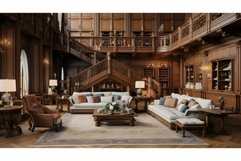 rustic wooden interior room (4098285)