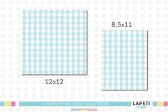 Blue digital paper collection | Scrapbook paper packs