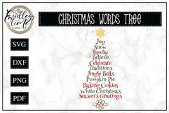 Christmas Tree Word Art | Christmas SVG (42345) | Cut Files | Design ...