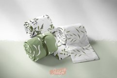 Botanical Seamless Pattern, Spring Leaves