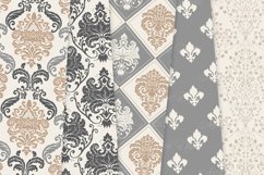 28 Neutral Damask Patterns - Wedding Seamless (42877)