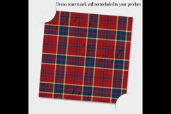 16 Seamless Orange and Green Tartan Digital Papers